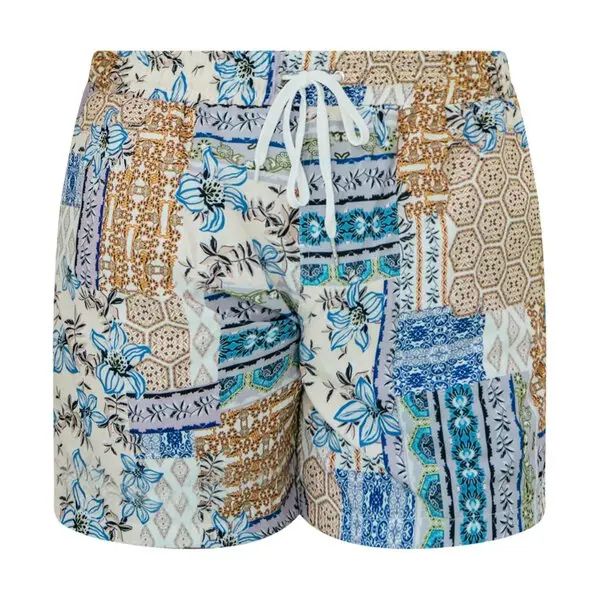 IVY SWIMWEAR Printed Swim Short - Blue
