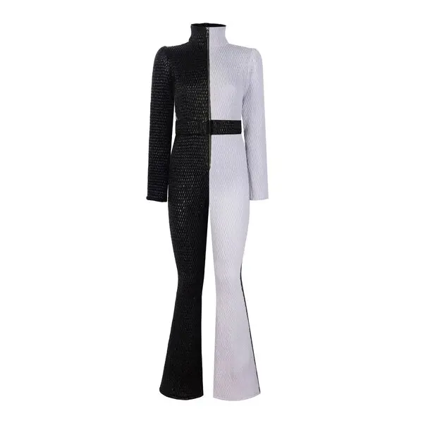 NUR KARAATA White / Black Le Chalet Skisuit