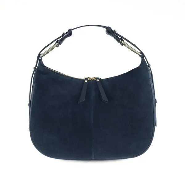 APATCHY LONDON Charlie Suede Shoulder Bag - Blue
