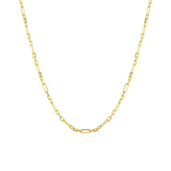 SPERO LONDON Sterling Silver Link Chain Necklace - Gold