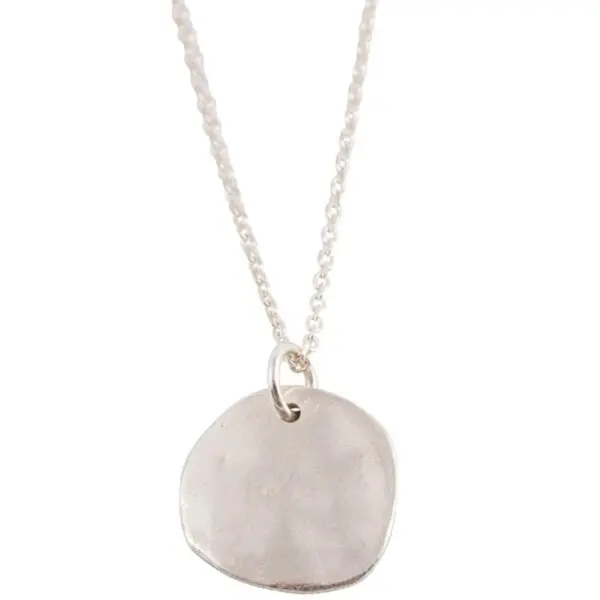 KAREN HALLAM Ibiza Medium Pendant Necklace - Silver