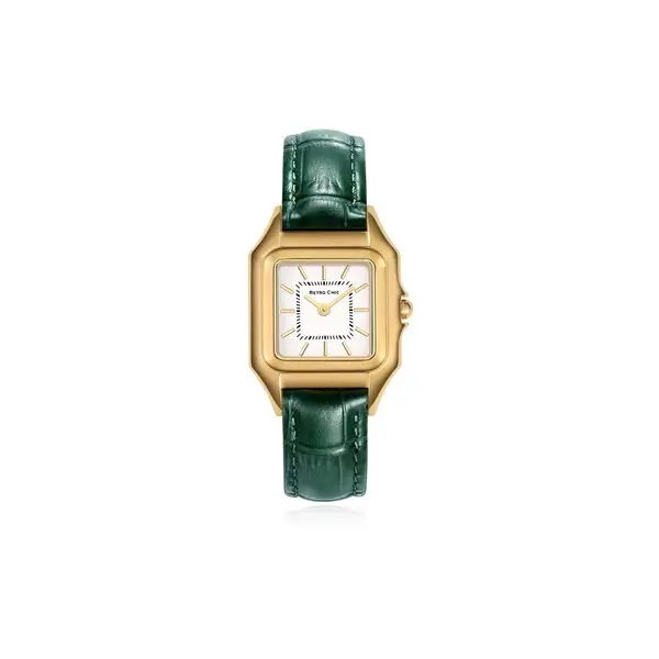 RETRO CHIC Loyal Watch - Green/gold