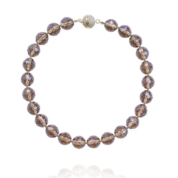 SAULE LABEL Leni Grande Necklace - Brown