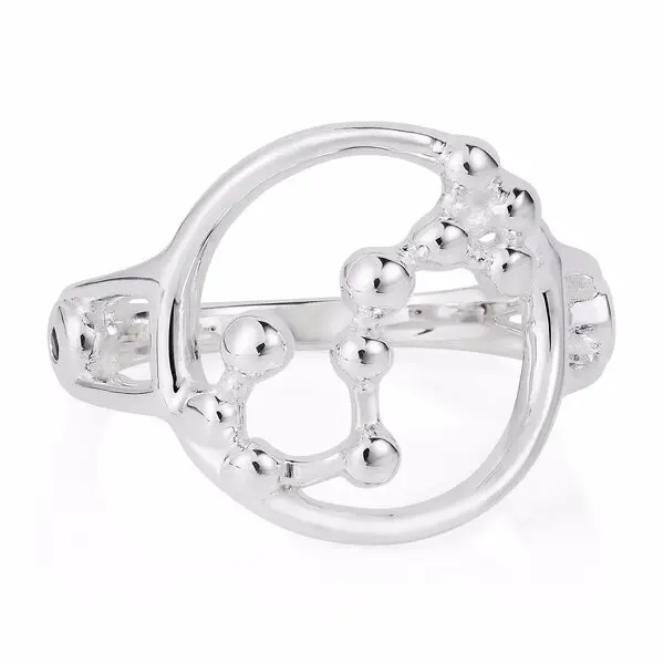 YASMIN EVERLEY JEWELLERY Scorpio Astrology Ring - Silver