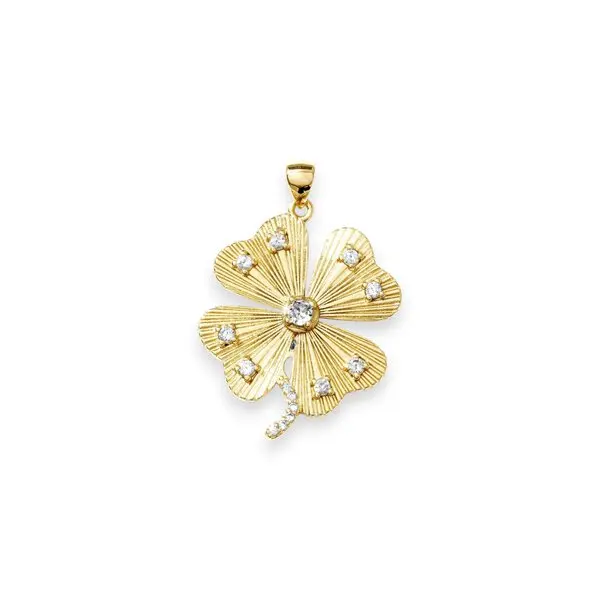 ALEXIE OF ATHENS Luck's Icon Clover Charm - Gold