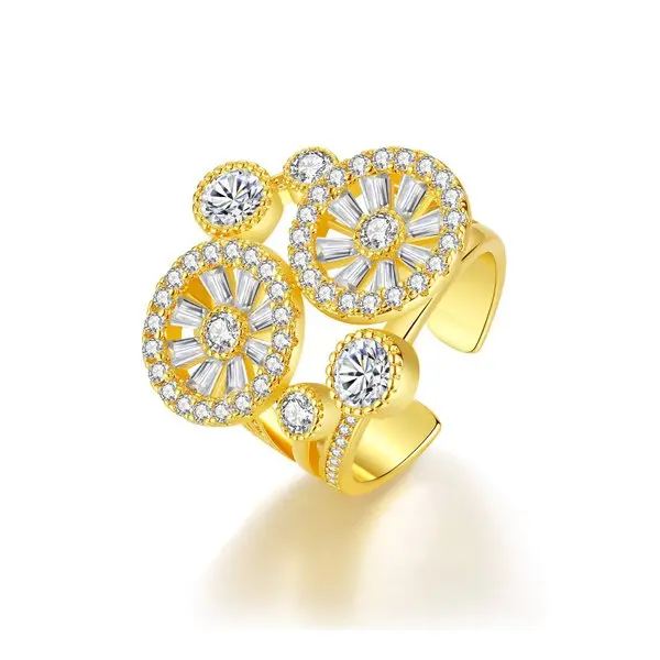 CLASSICHARMS Wheel Of Fortune Statement Ring - Gold