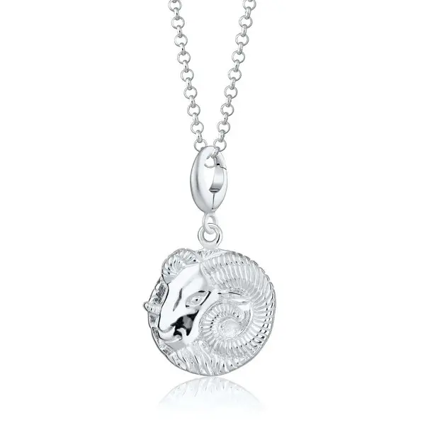 LILY CHARMED Sterling Aries Zodiac Charm Necklace - Silver