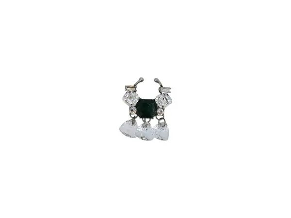 VICKISARGE Indore Septum Piece - Green