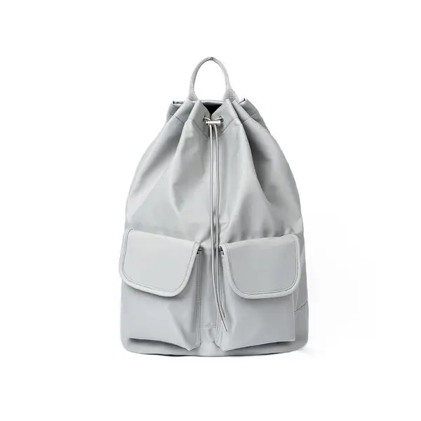HAH ARCHIVE Two-pocket Drawstring Bag