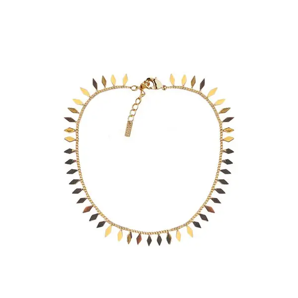 ADRIANA PAPPAS DESIGNS Diamond Drips Anklet - Yellow