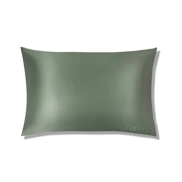 6FIFTYTWO® Neutrals Pure Mulberry Silk Pillowcase Sage - Green