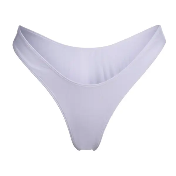 MINIMALE ANIMALE Wall Street Brief Bikini Bottom - White