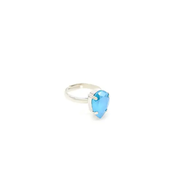 ROSASPINA FIRENZE Azure Drop Ring - Blue