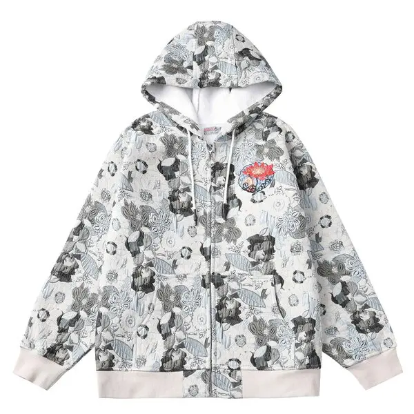 VERYRARE Flora Frostbite Zip-up Hoodie