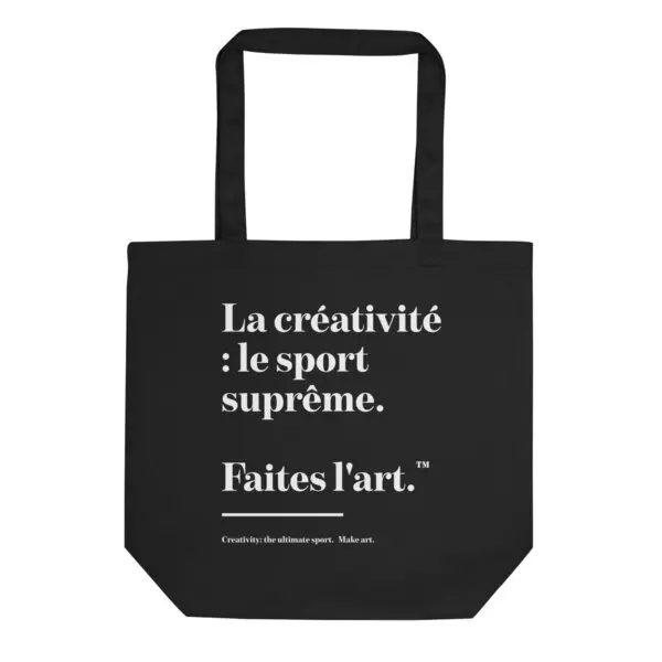 ANCHOR & CREW Creative Standard Recycled Cotton Tote Bag - Black