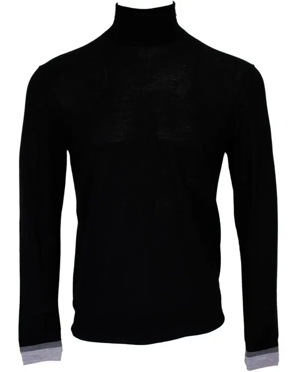 LORDS OF HARLECH Ronald Merino Turtleneck Sweater