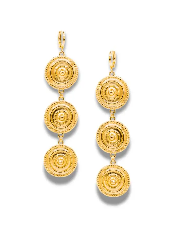 JAREDJAMIN Minerva Leverback Dangle Earrings - Gold
