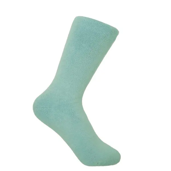 PEPER HAROW - MADE IN ENGLAND Plain Bed Socks - Blue