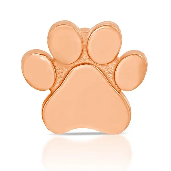 Maya Brenner Designs 14k Paw Stud Earring - Rose Gold