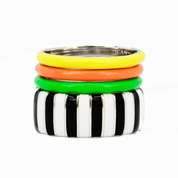 PINNOLE Soda Pop Stack Rings - Gray