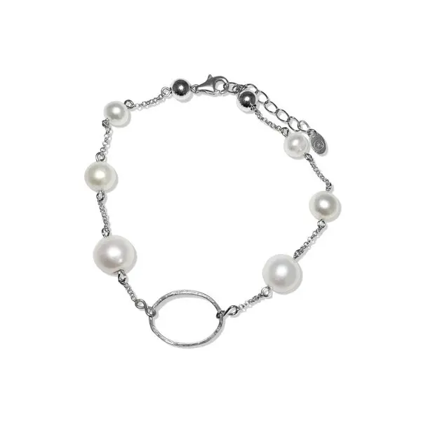 FV JEWELLERY La Pierre Fresh Water Pearl Bracelet - White