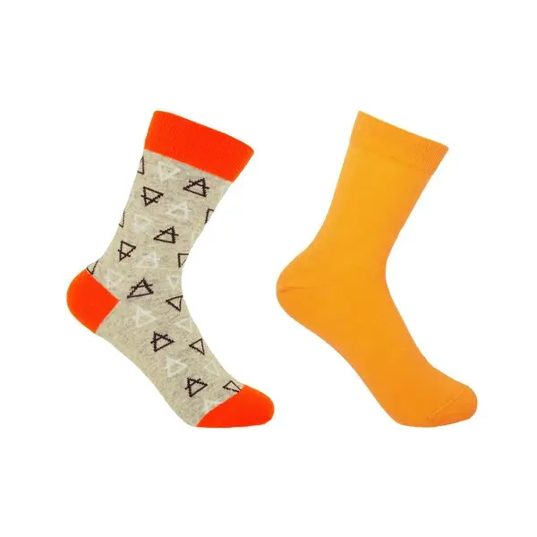 PEPER HAROW - MADE IN ENGLAND Elements & Classic Socks Bundle - Gray/yellow