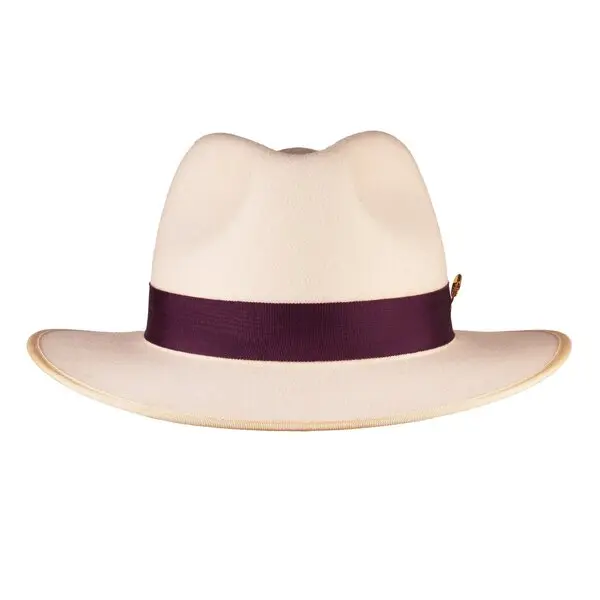 SHADED THE LABEL Herra Seashell Fedora Hat - White