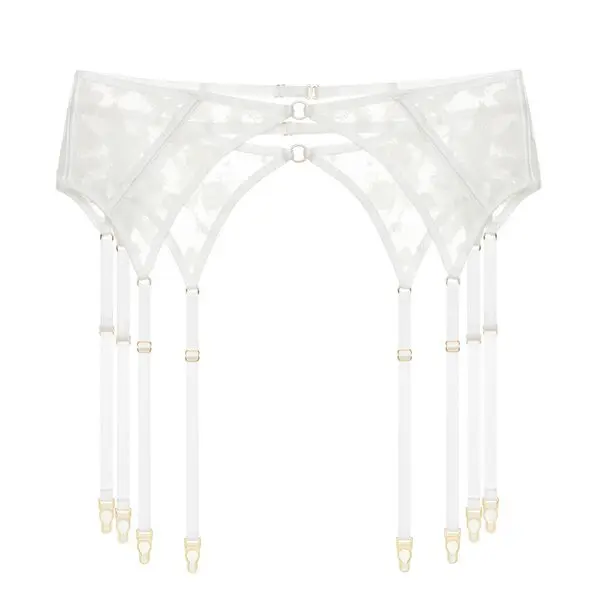 PERILLA Harlow Suspender Belt - White