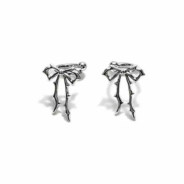 JAGGED HALO JEWELRY Carrie Bow Gold Filled Ear Cuffs - Silver