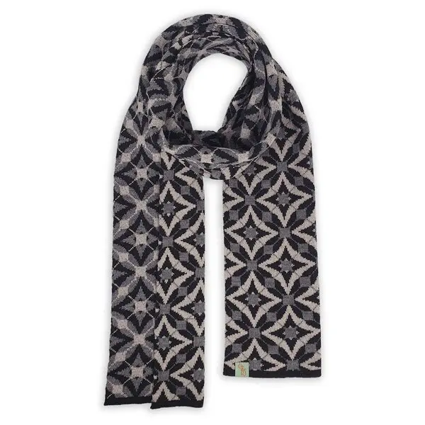 OTTO & SPIKE Black / Grey / Neutrals Scarves Lara Black, College Grey - Black/grey