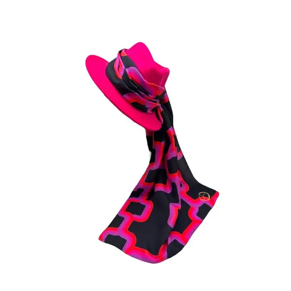 JULIA CLANCEY Fifi Fedora Set - Black/pink