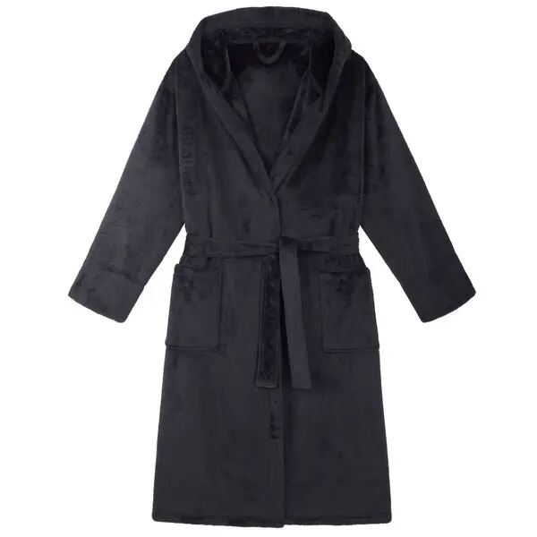 MAMU DREAM Luxe Snuggle Dressing Gown - Black