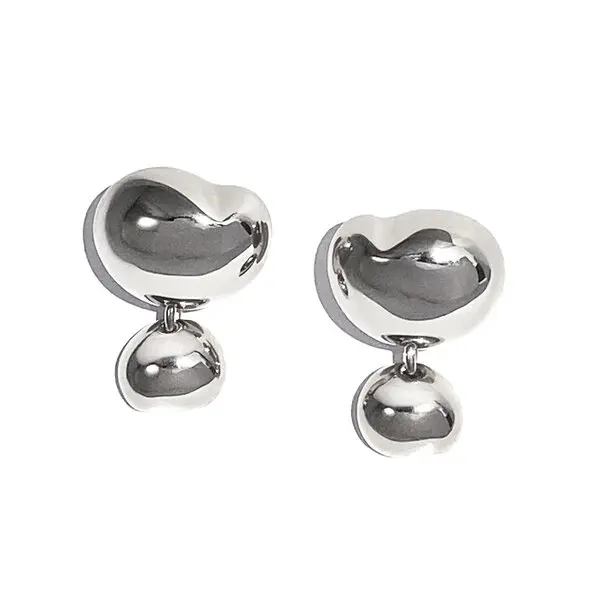 BIKO Franca Stud Earrings - Silver