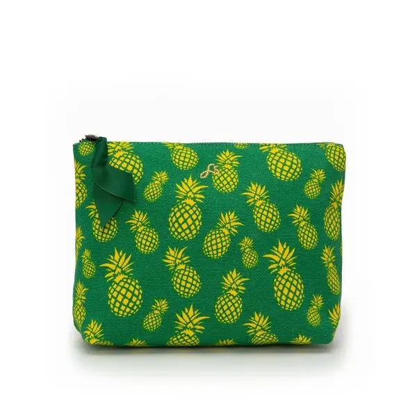 FENELLA SMITH Pineapple Mila Washbag - Green