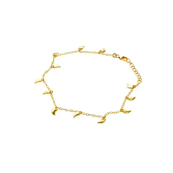RIZE Wild Tiger Claw Vermeil Anklet - Gold