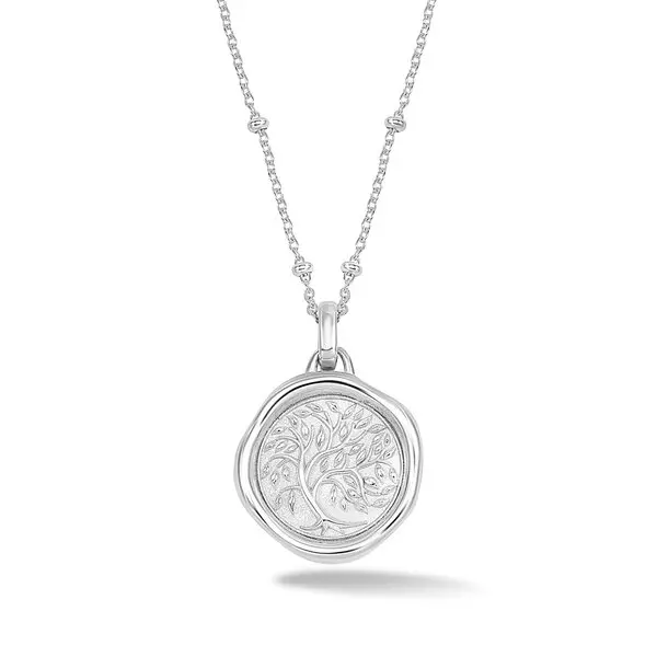 DOWER & HALL Tree Of Life Talisman Necklace - Silver