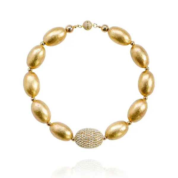 SAULE LABEL Chérie Glimmer Necklace - Gold
