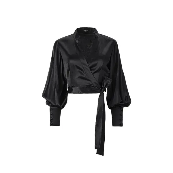 LITA COUTURE Wrap Around Blouse