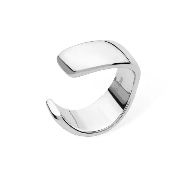 LUCY QUARTERMAINE Solid Sterling Ear Cuff - Silver