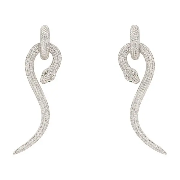 LATELITA Anaconda Snake Drop Earrings
