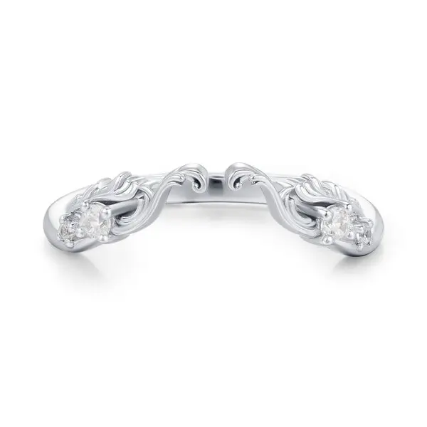 AZURA JEWELRY NEW YORK Dream Weaver Stacking Band - Silver