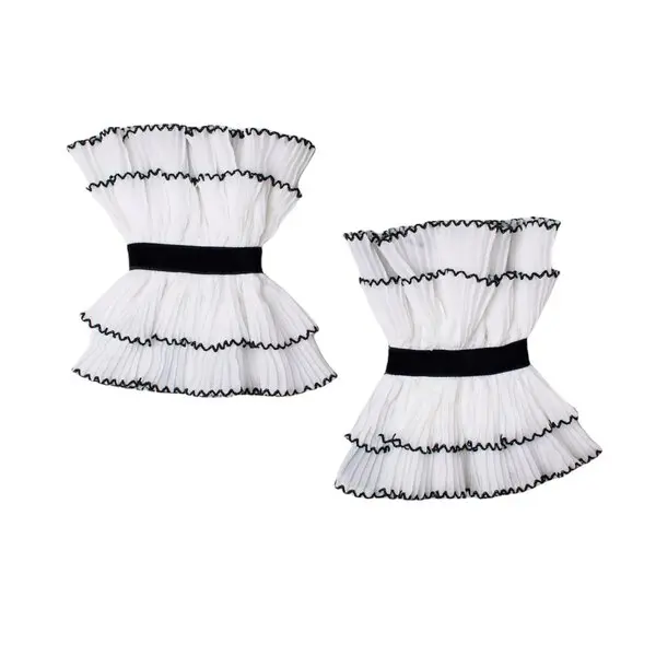 AZIMA MUSAYEVA Viola Cuffs - White