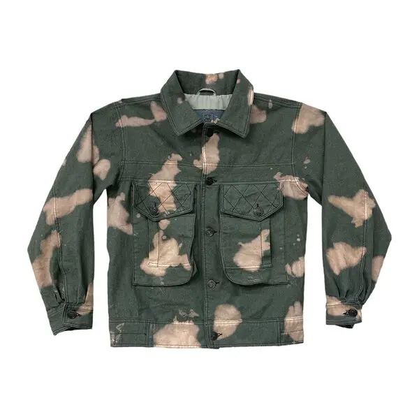 ZASTASTUDIO Oversized Camouflage Denim Jacket
