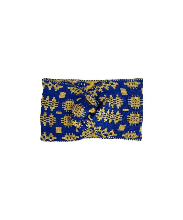 MABLI Carthen Merino Headband - Gold/blue