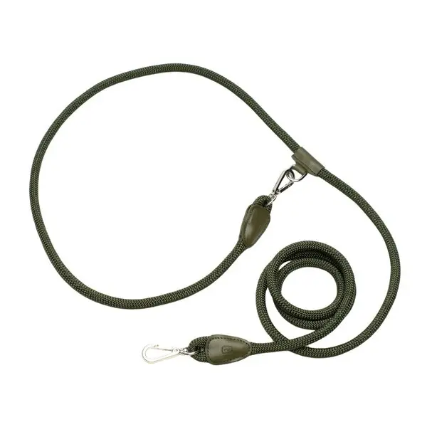 Zoë Pet Atelier Paracord Crossbody Dog Leash - Green