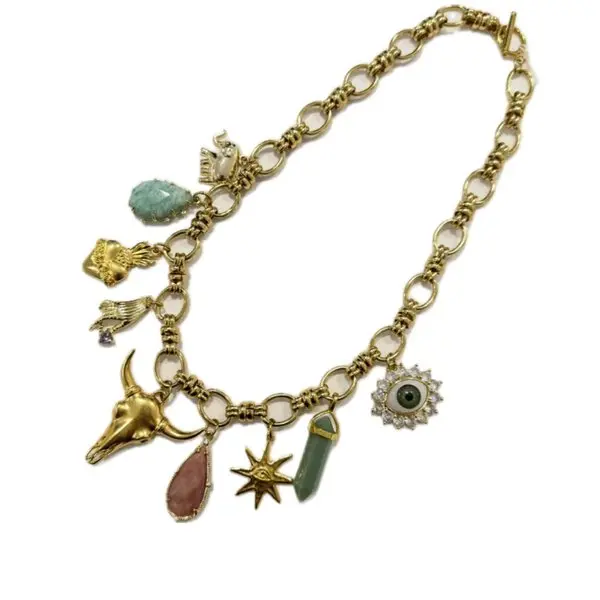 ACHALA HANDCRAFTED Charm Necklace - Gold