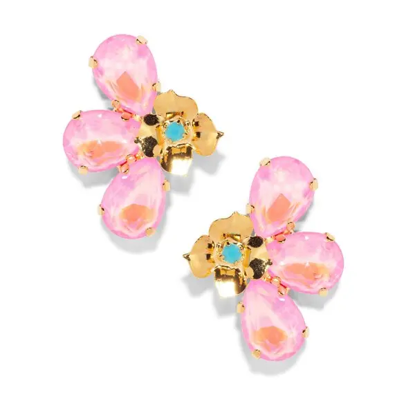 THE PINK REEF Marigold Stud Earrings - Pink