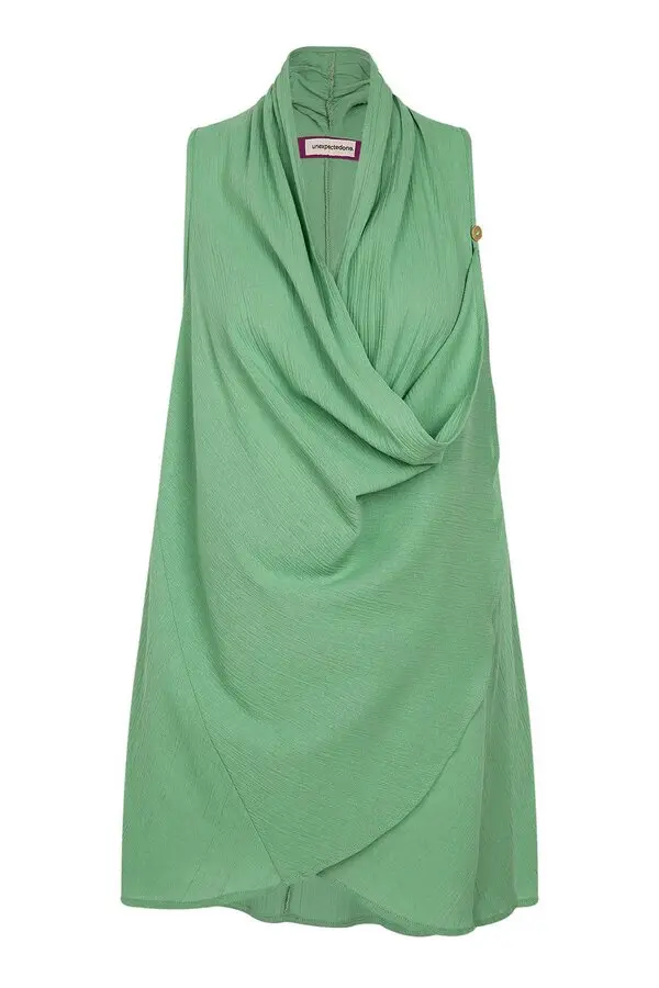 UNEXPECTEDONE Wrapped Waterfall Tunic