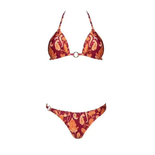 FOREVER YOUNG THE LABEL Paisley Bikini Set - Red