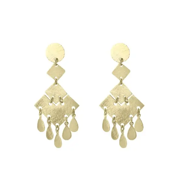 MARCIA MORAN Blair Chandelier Earrings - Gold
